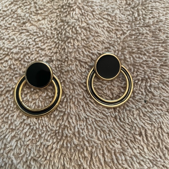 Jewelry | Vintage Gold Tone Door Knocker Style Drop Earrings | Poshmark